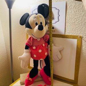 Disney | Toys | Minnie Mouse Plush Toy And One Pink Bow | Poshmark